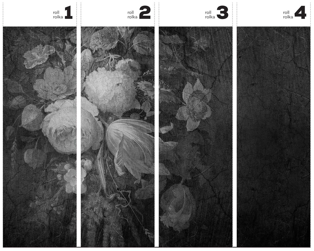 Boudoir Gray - Wallpaper in standardized rolls – Wall Art Wallpapers