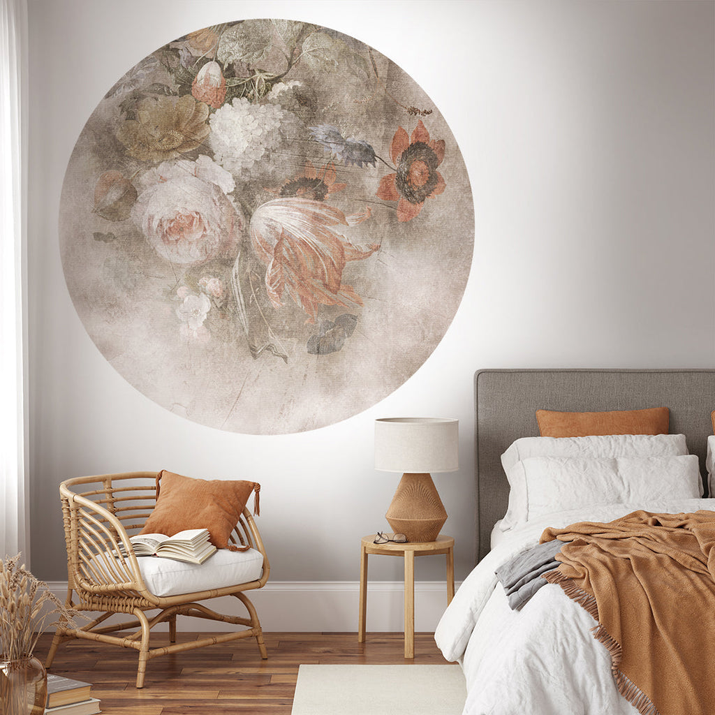 Vintage Boudoir Circle Wallpaper – Wall Art Wallpapers