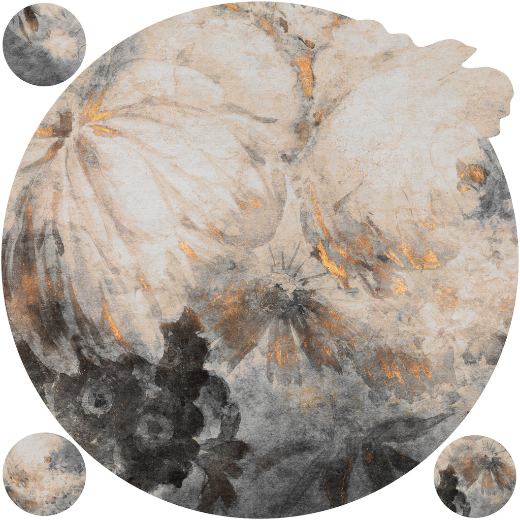 Harmony Ash Circle Wallpaper – Wall Art Wallpapers