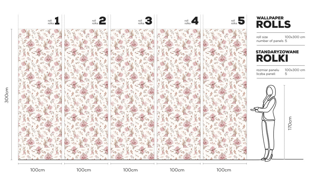 Mimi - Wallpaper in standardized rolls – Wall Art Wallpapers